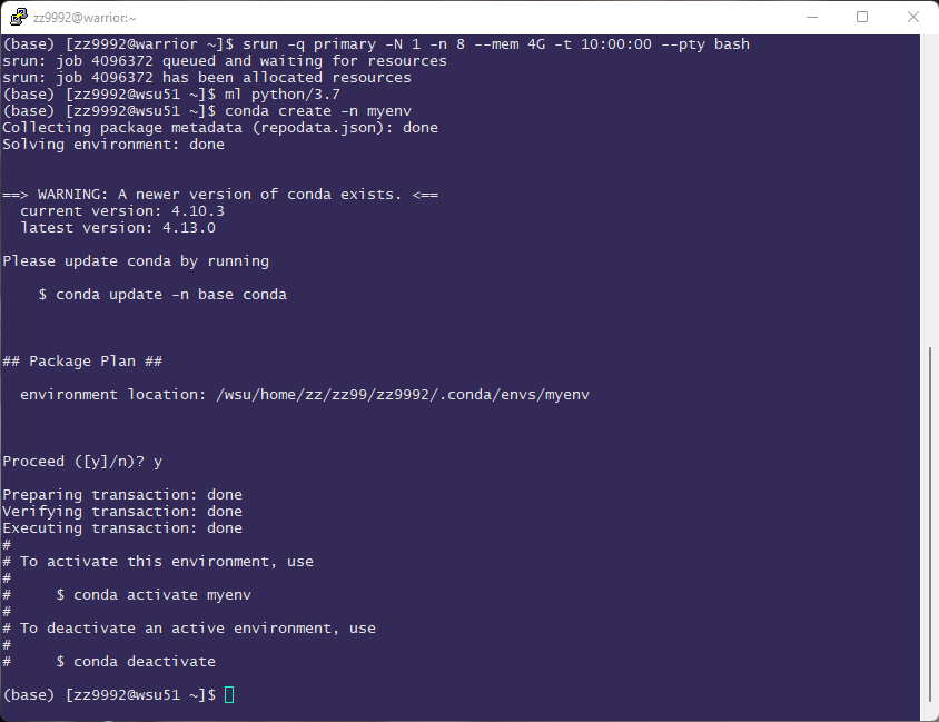 HPC Grid Tutorial How To Create A Conda Environment For Jupyter